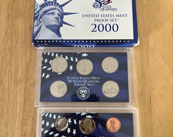 2000 Mint Proof Set - Etsy
