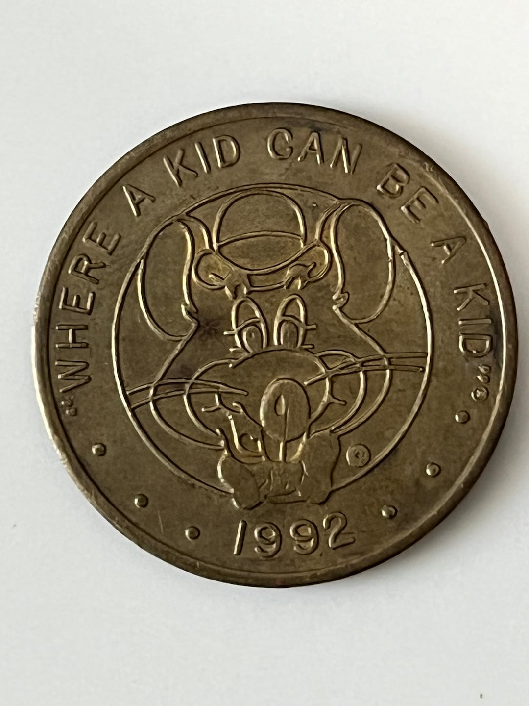 Vintage Chuck E Cheese Game Token Brass Game Token Circa 1992 - Etsy