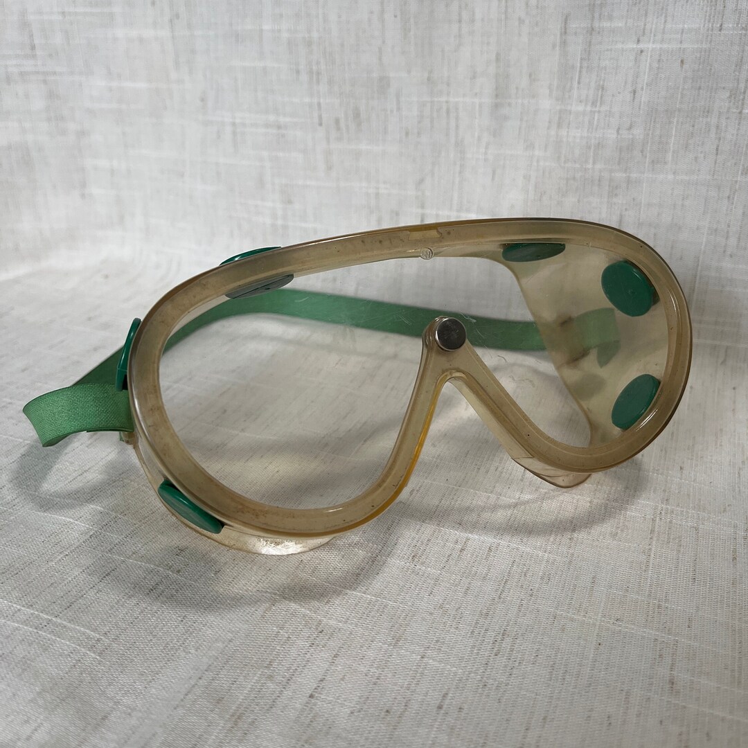 Vintage Wilson Vue-guard Safety Goggles - Safety Googles to Fit Over ...