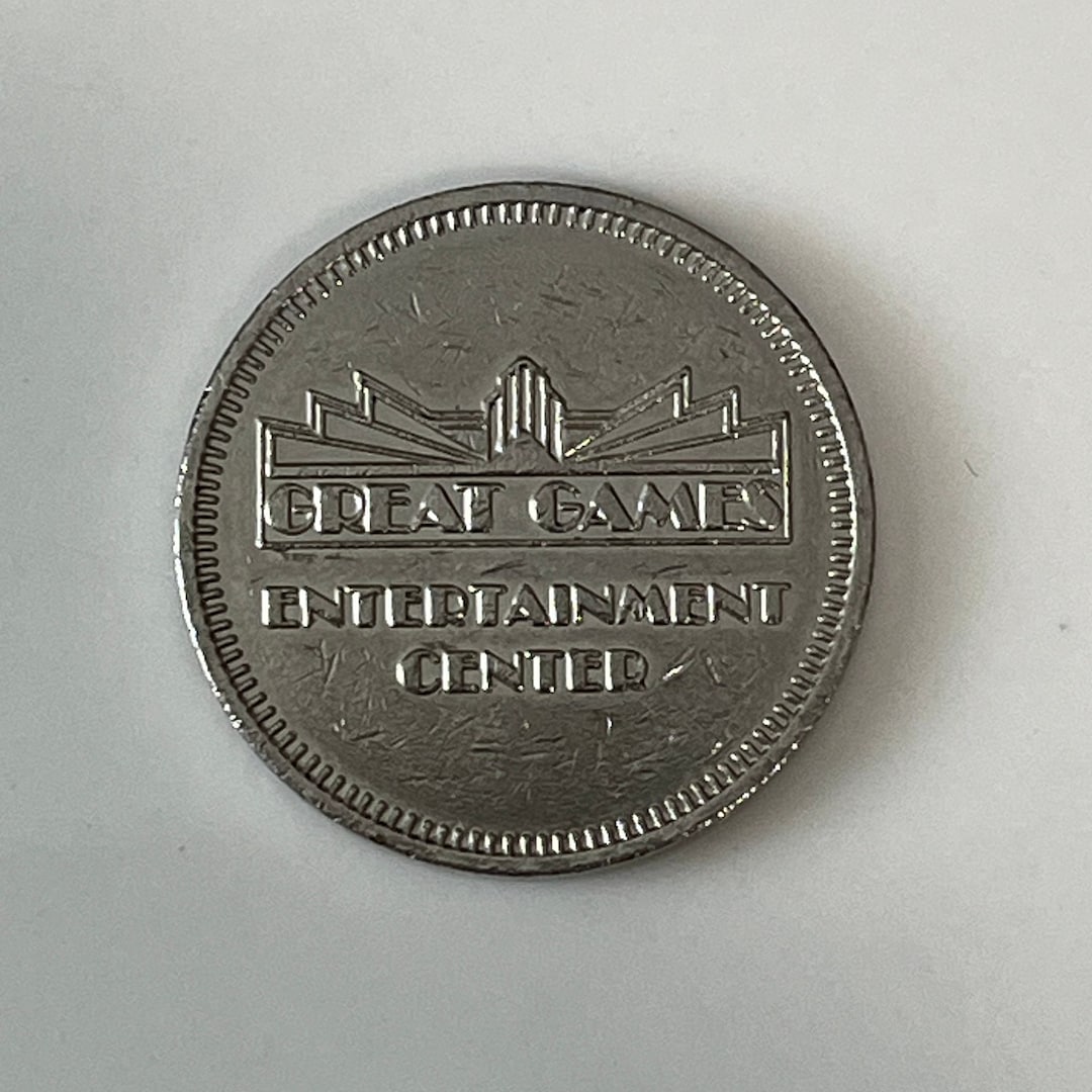 Vintage Great Games Arcade Token - Nickel Arcade Token - Circa 1980s - Etsy