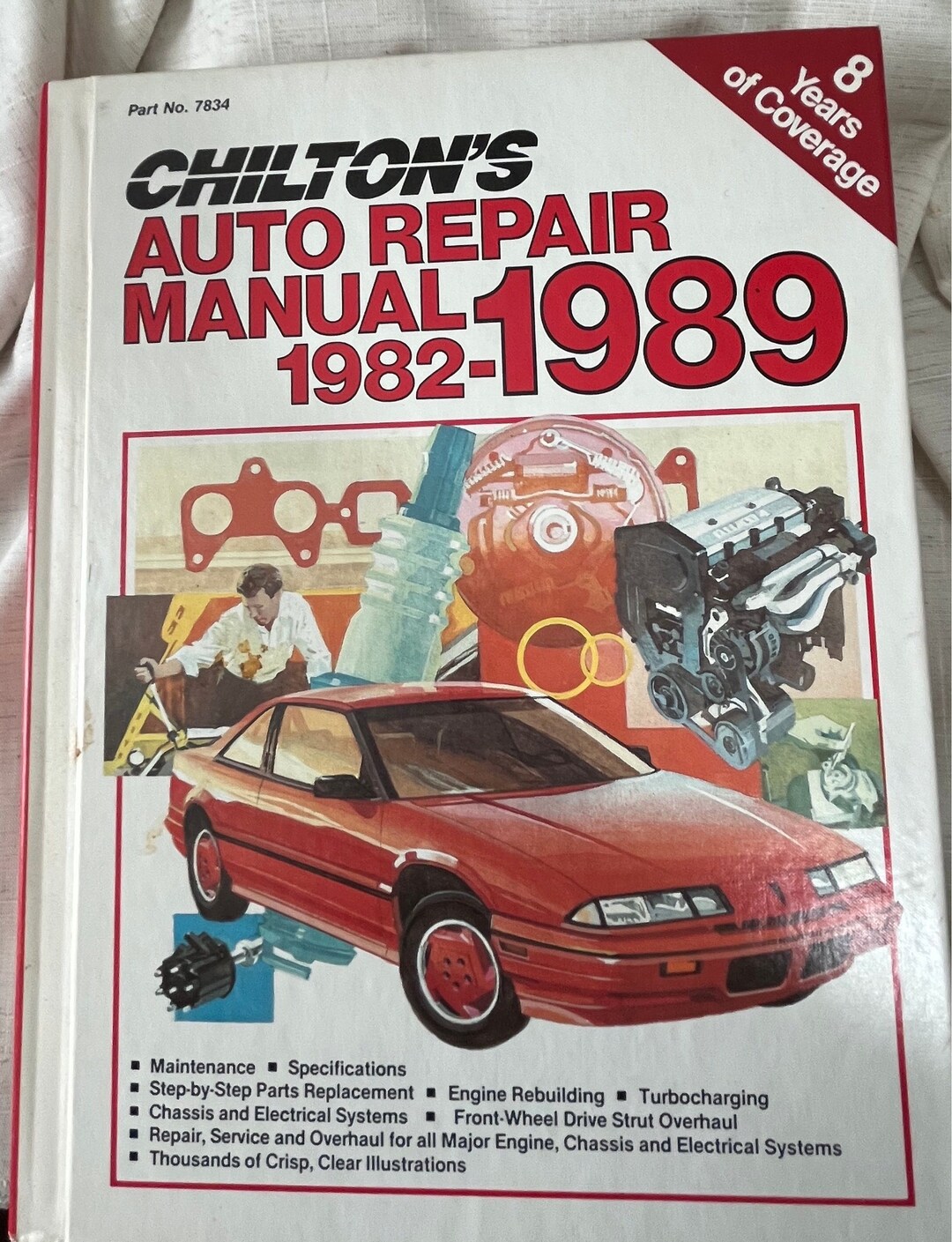 Vintage Chilton's 1982-1989 Auto Repair Manual - By: Chilton Book Co ...