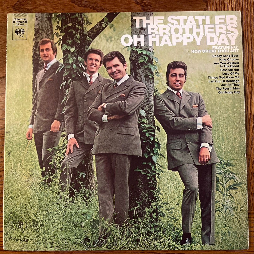 Vintage the Statler Brothers LP - Oh Happy Day - Columbia Records -CS ...