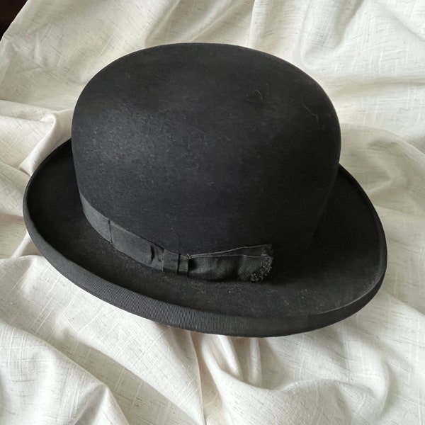 Black Bowler Hat - Etsy