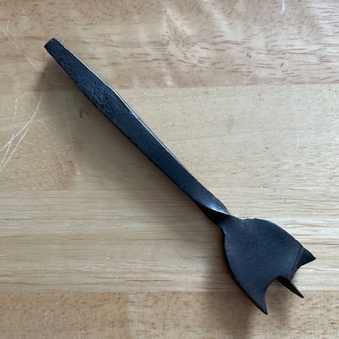 Antique H. Boker & Co. #1 Hand Brace Drill Bit - Flat 1" Hand Brace Bit ...