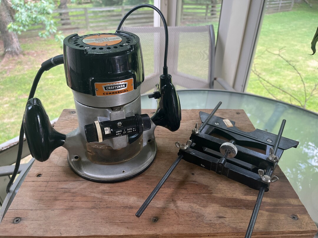 Vintage Craftsman Commercial Double Insulated Router Plus Craftsman ...
