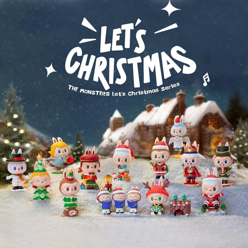POPMART LABUBU the Monsters Let's Christmas Series Blind - Etsy Singapore