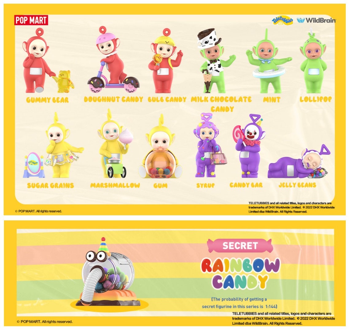 POPMART Teletubbies Fantasy Candy World Series Blind Box 7 - Etsy