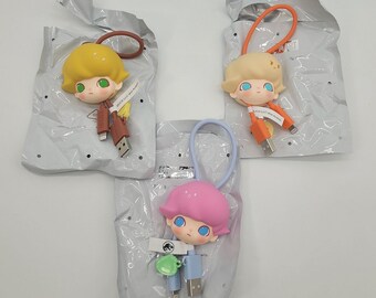 POPMART Dimoo Jurassic World TYPE-C USB Cable Charger figure 5,6,7 3pc ...