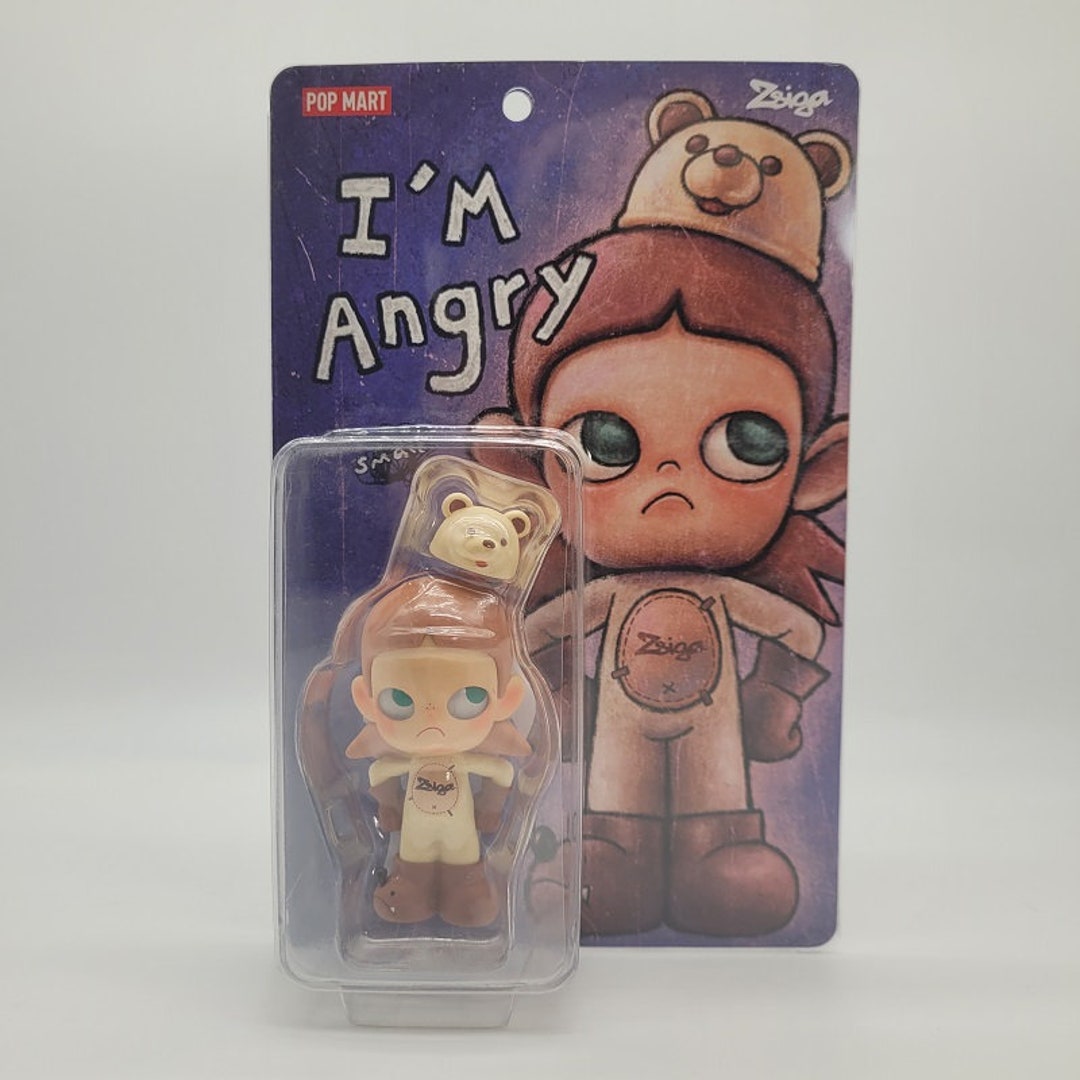 POPMART Zsiga I'm Angry Hang Tag Figure, NEW - Etsy