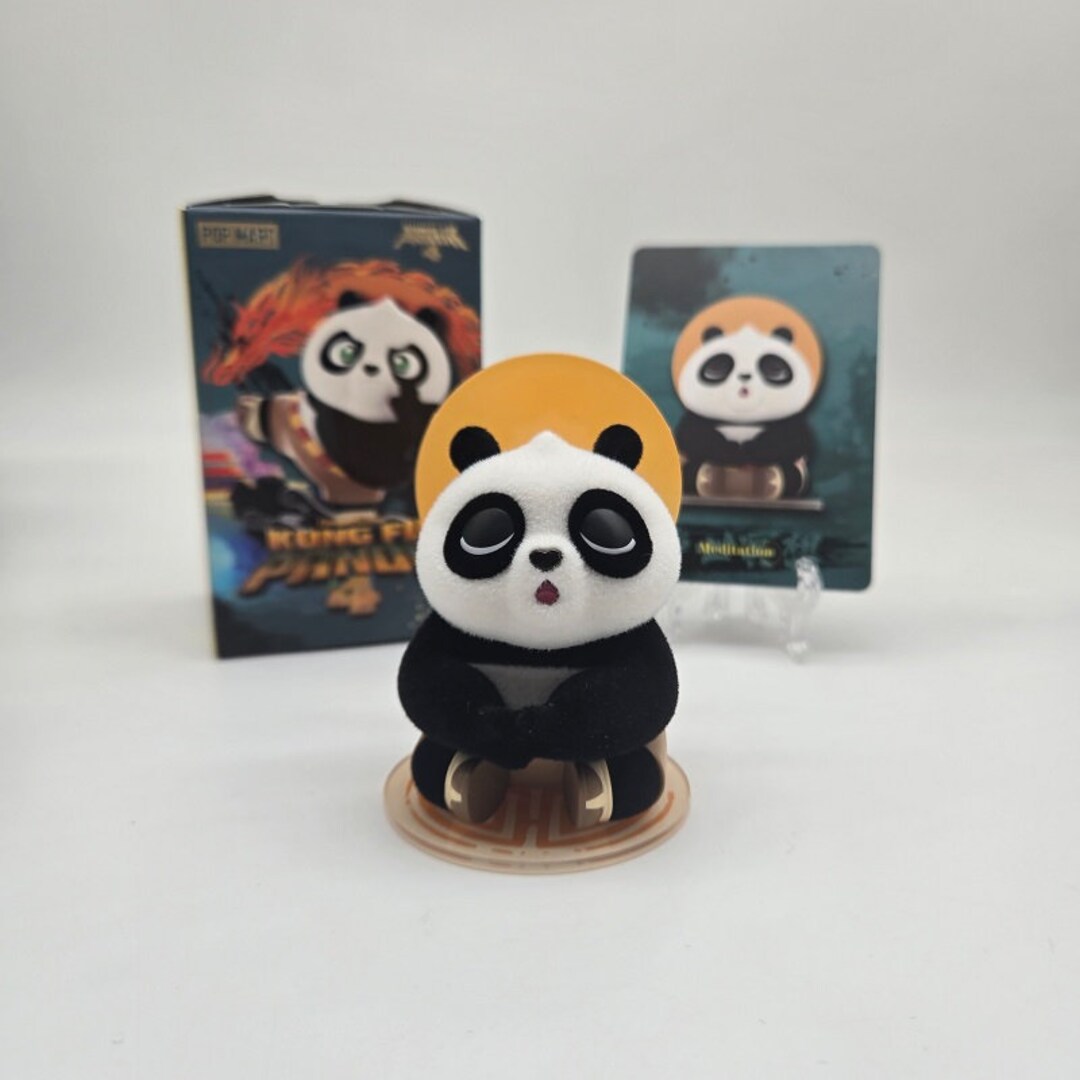 POPMART 3 Universal Kung Fu Panda Series meditation 1pc, New - Etsy