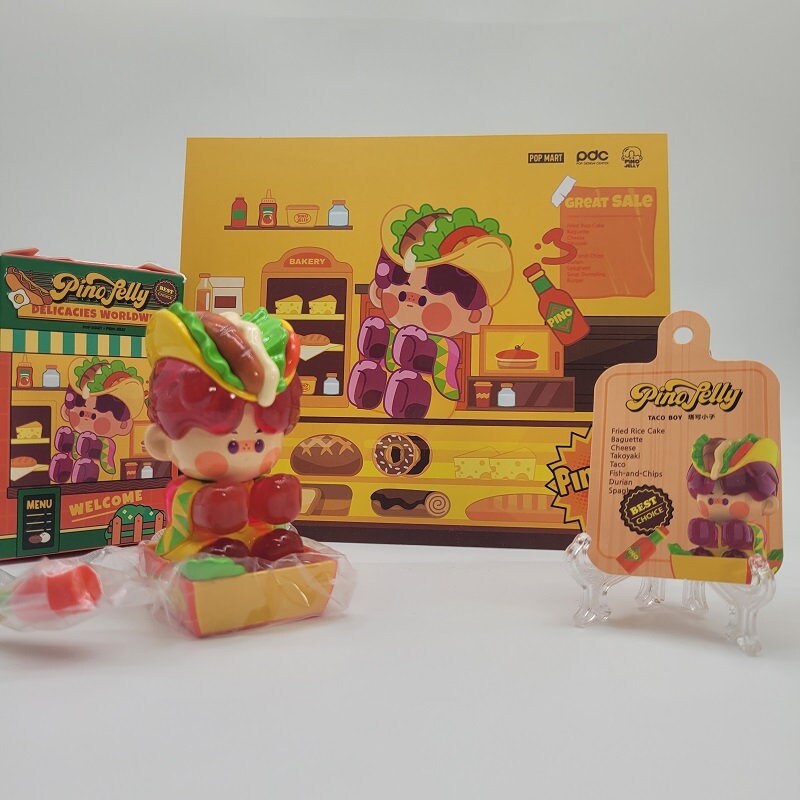 POPMART Pino Jelly Delicacies Worldwide With Promo Display Card box ...