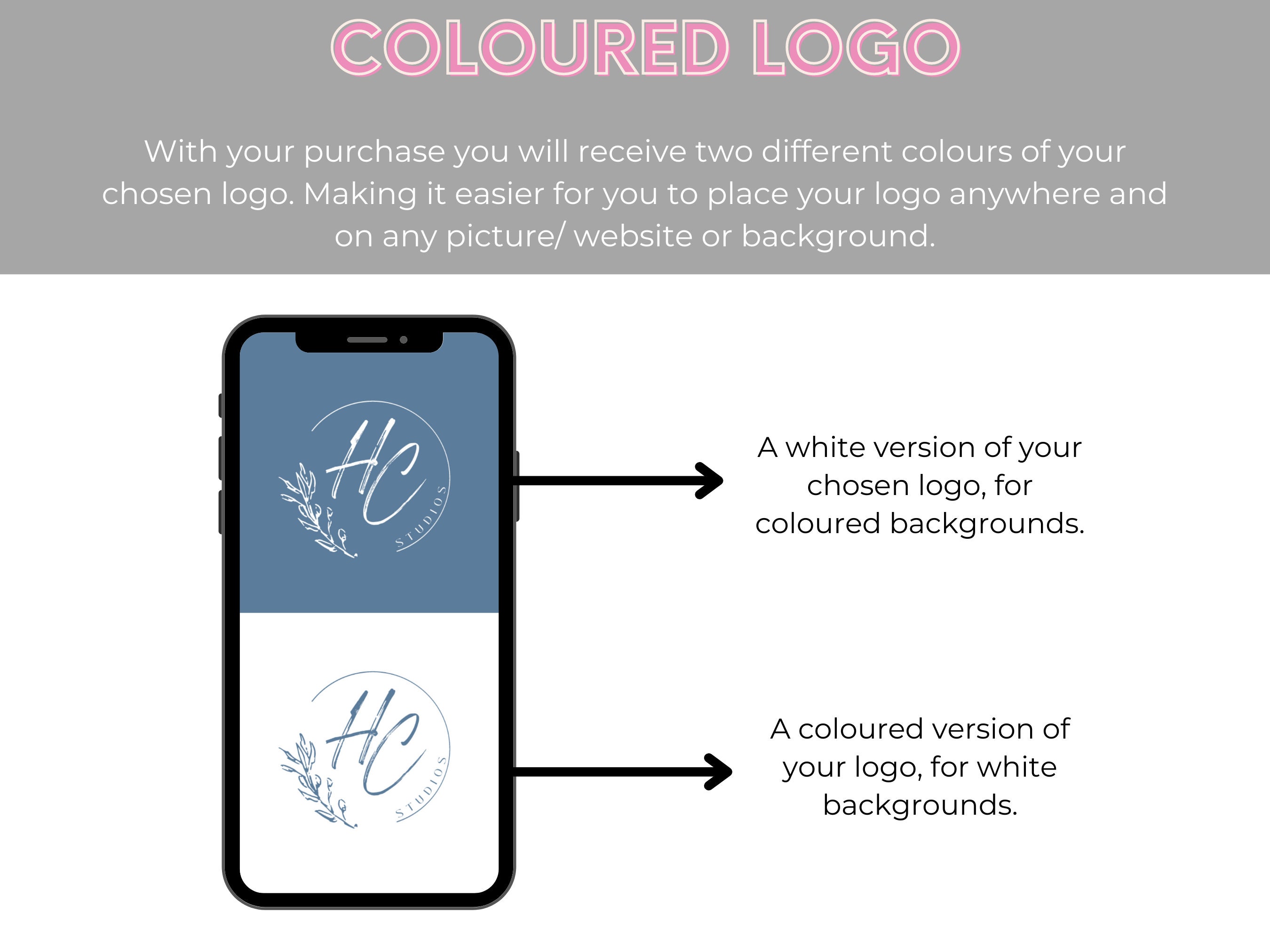 Logo Design Plus Transparent Background Version - Etsy