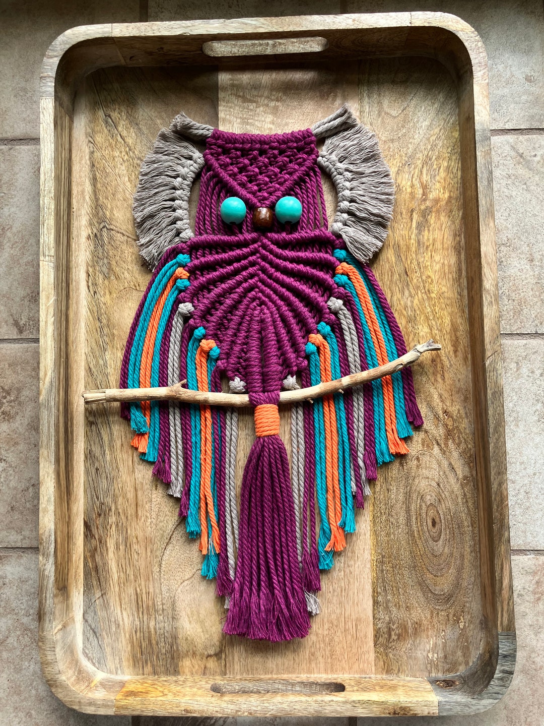 Macramé Owl - Etsy