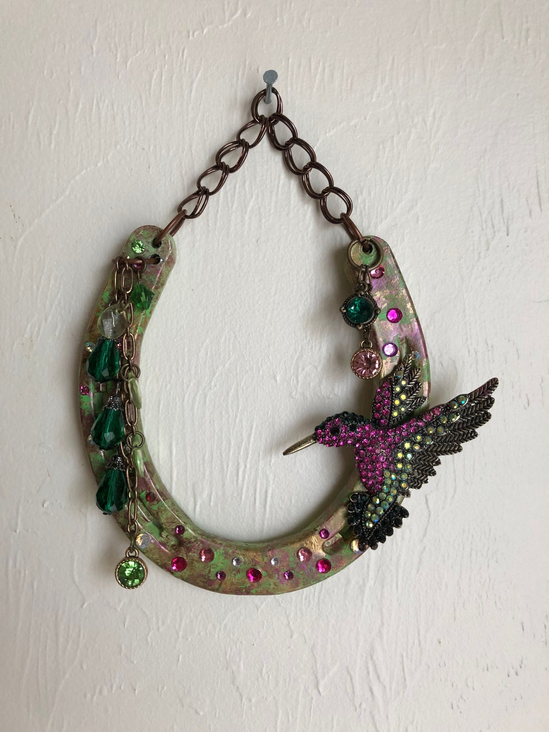 Hummingbird Horseshoe - Etsy