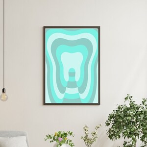 Retro Tooth Dental Office Wall Art Instant Digital Download Poster ...