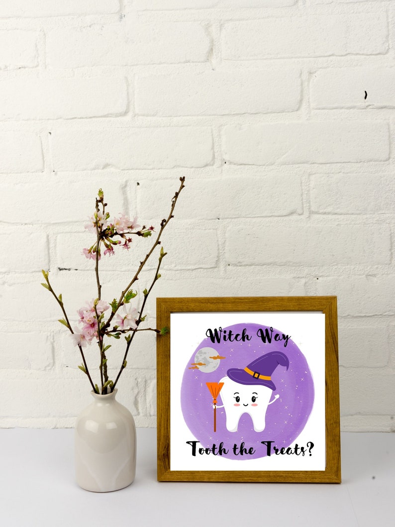 Cute Sweet Tooth Witch Instant Download Print for Halloween - Etsy
