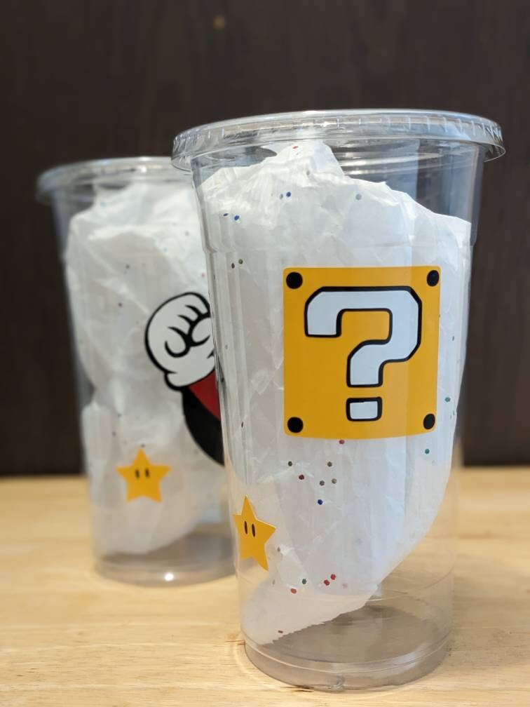 Super Mario Party Favors Mario Birthday Party Favors Super Etsy
