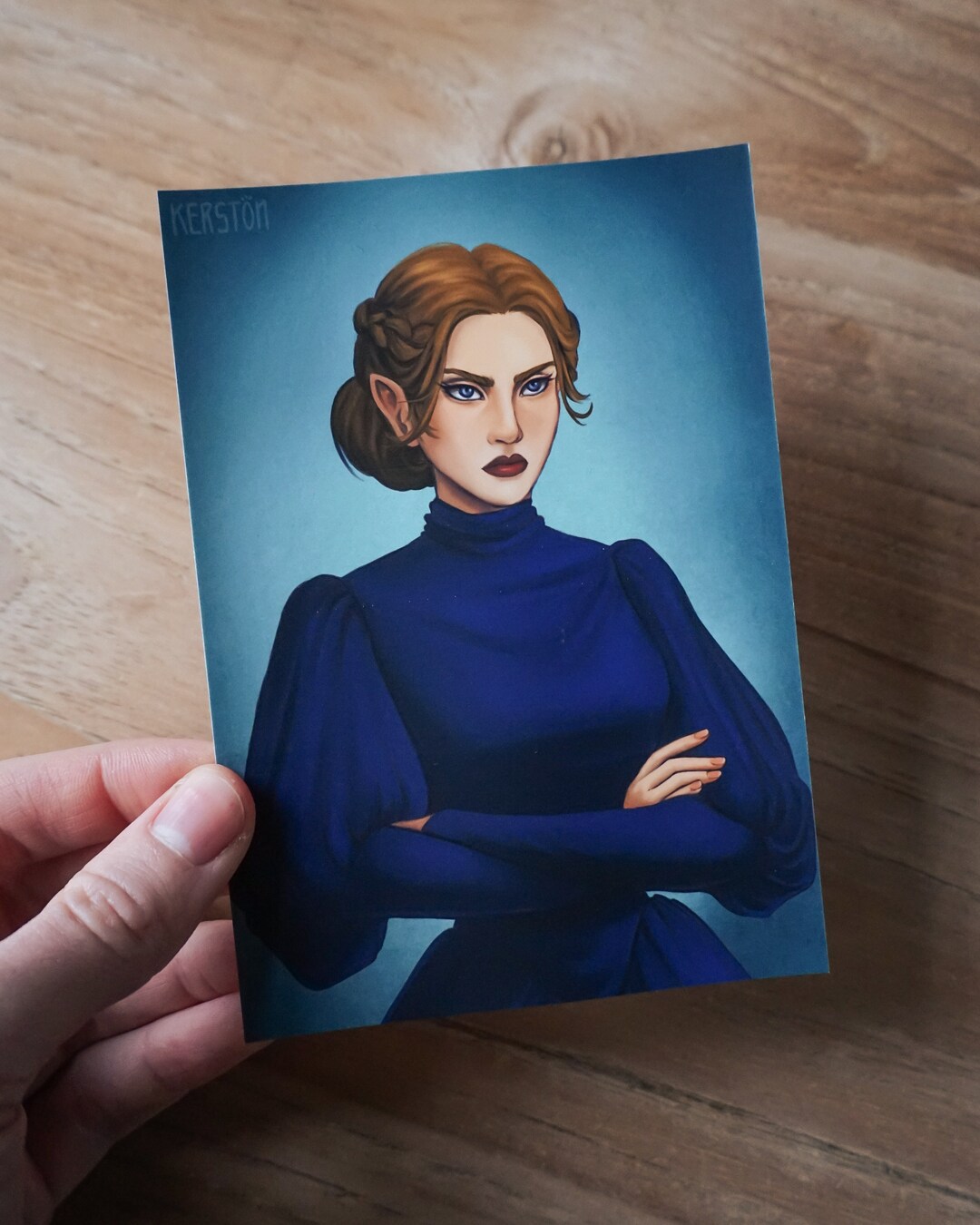 Nesta Archeron Acotar Art Print High Fae A6 Postcard Etsy