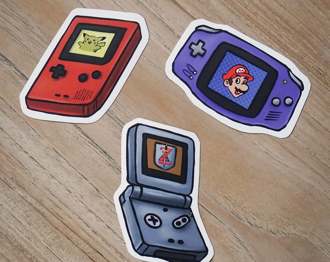 Game Boy Stickers Gameboy Pocket/advance/sp - Etsy