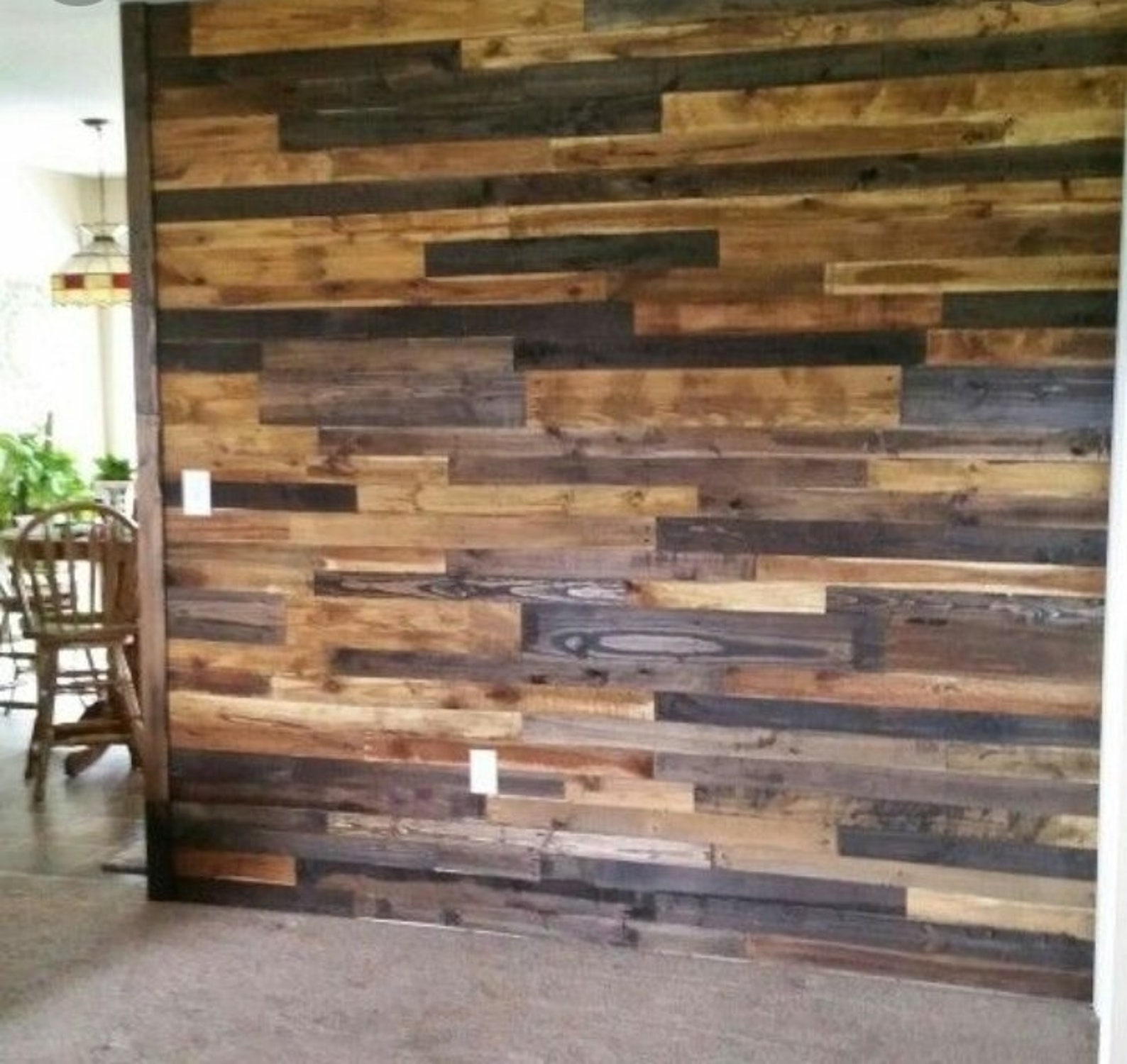 Reclaimed Pallet Wood Wall Cladding Recycled Timber Planks - Etsy UK