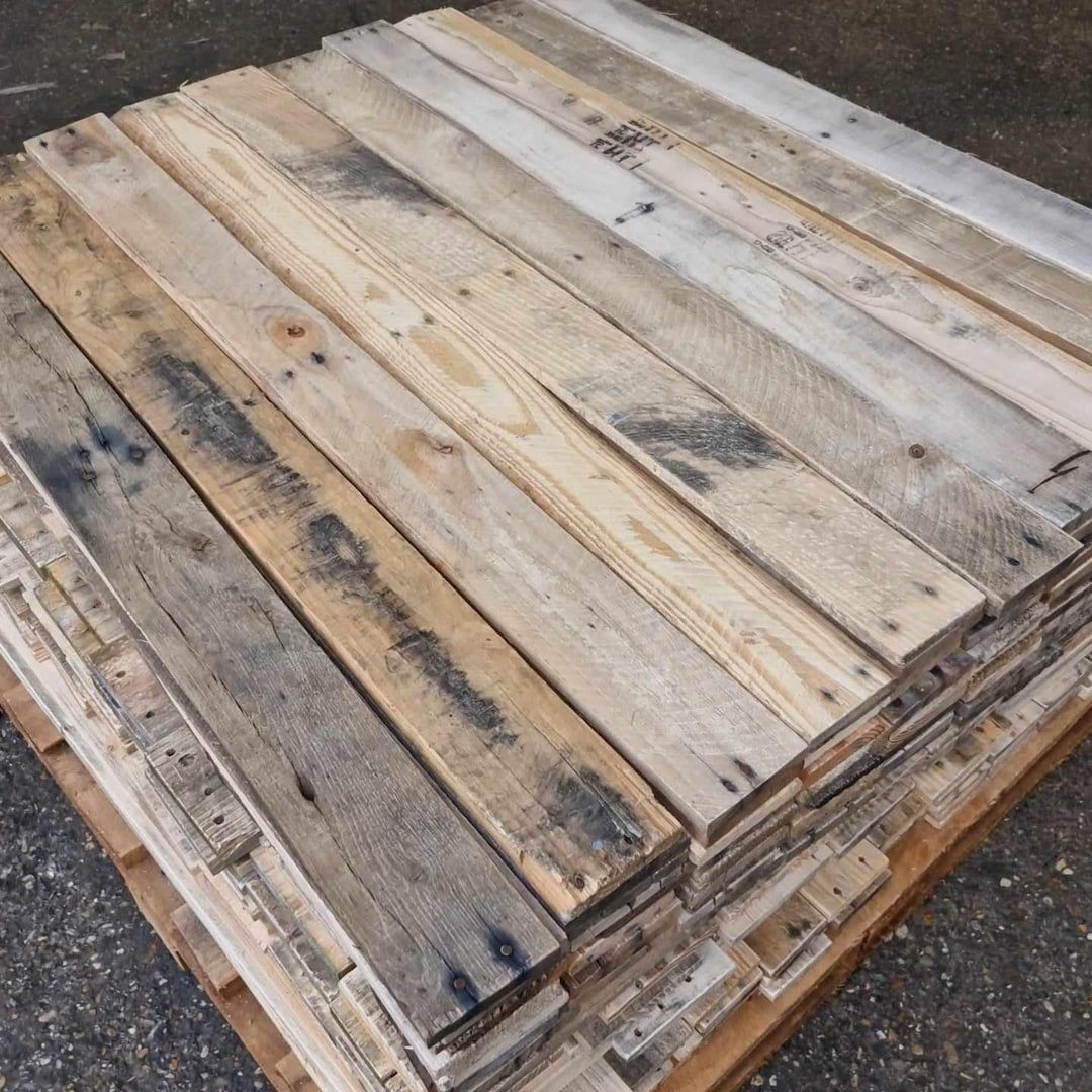 Sanded Reclaimed Pallet Wood 1sqm Plus - for That Authentic Rustic Look ...