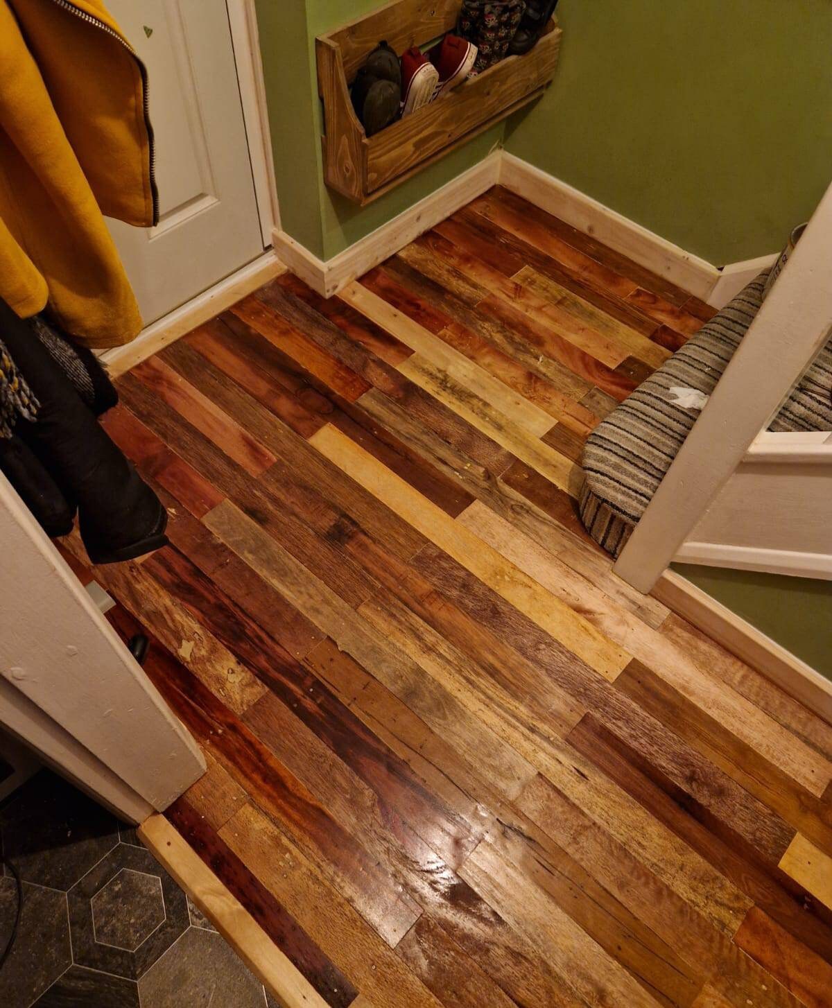 Reclaimed Pallet Wood Wall Cladding Recycled Timber Planks - Etsy UK