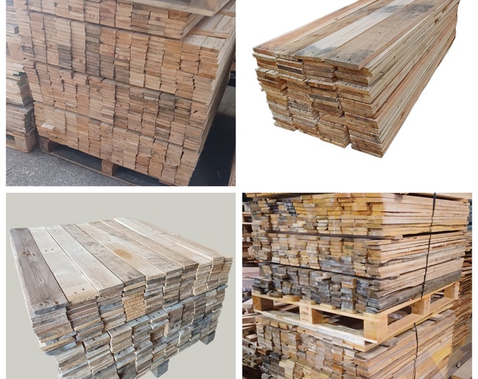 Reclaimed Pallet Wood, Wall Cladding, Timber Planks, Wooden Boards ...