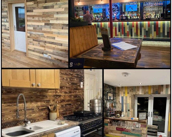 Reclaimed Pallet Wood, Wall Cladding, Timber Planks, Wooden Boards ...