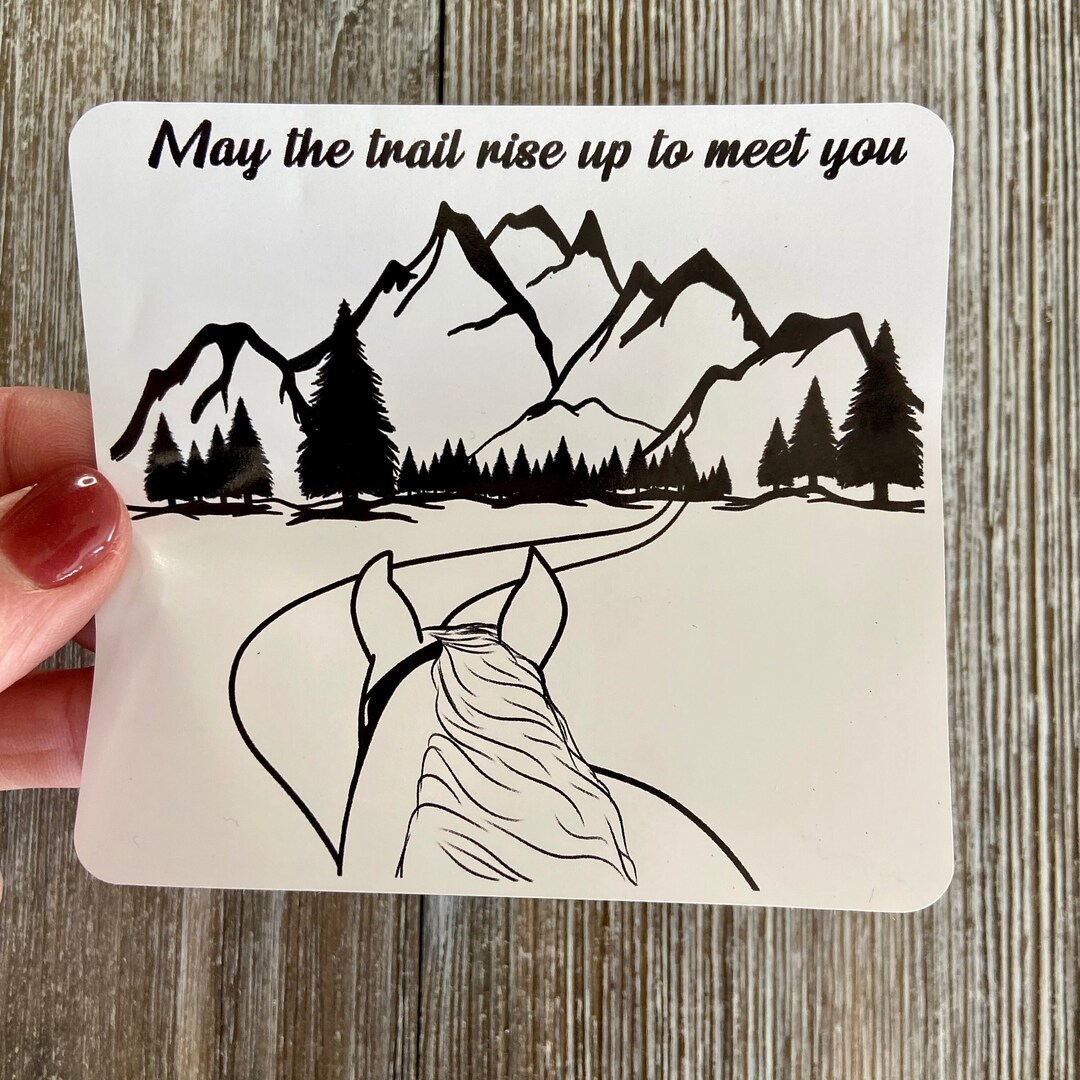 Trail Rider Sticker/ Trail Rider Decal/horse Sticker/endurance Rider ...