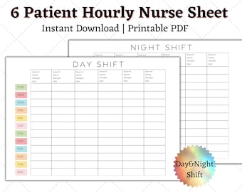 Night Shift Medication Sheet - Etsy UK