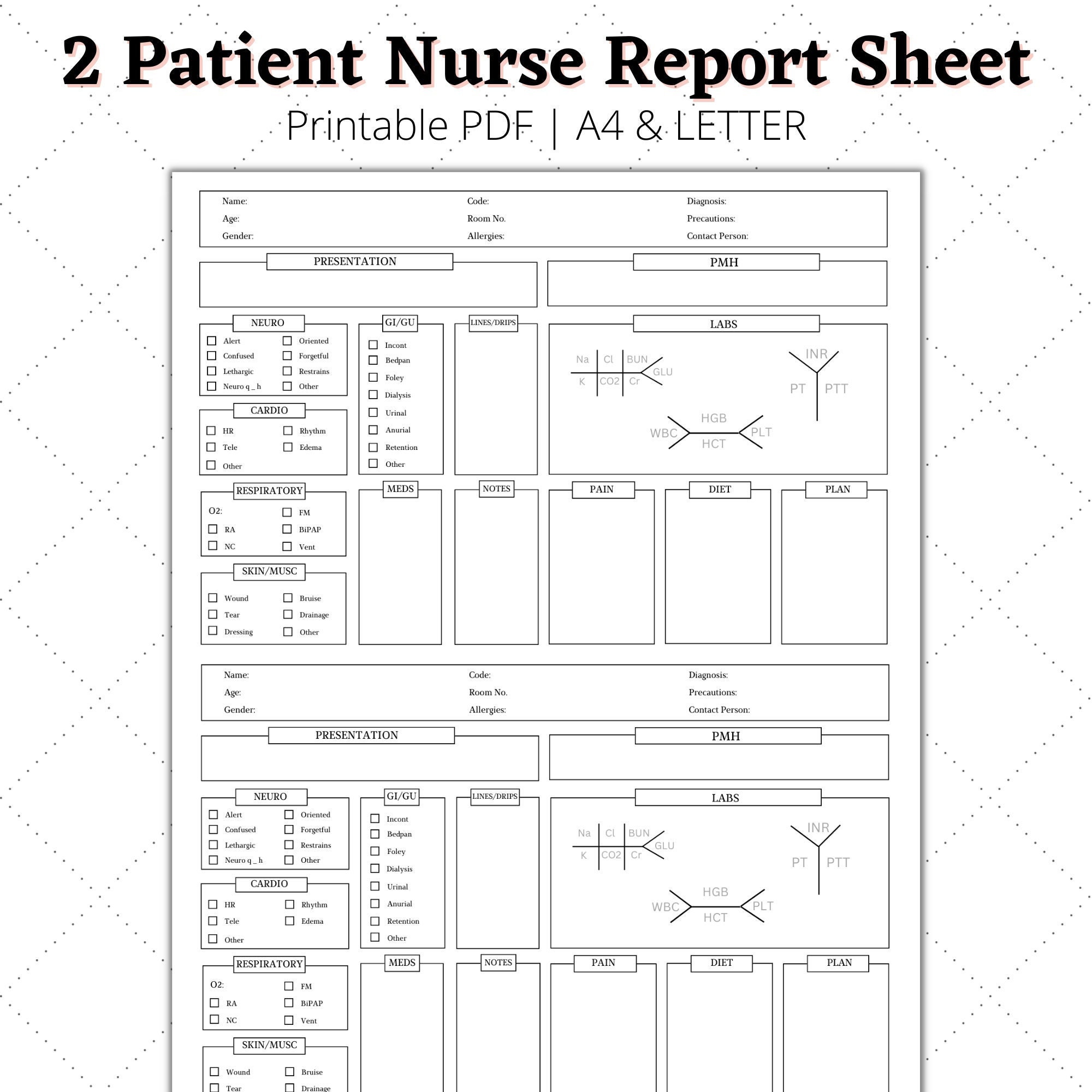 Neuro Icu Report Sheet