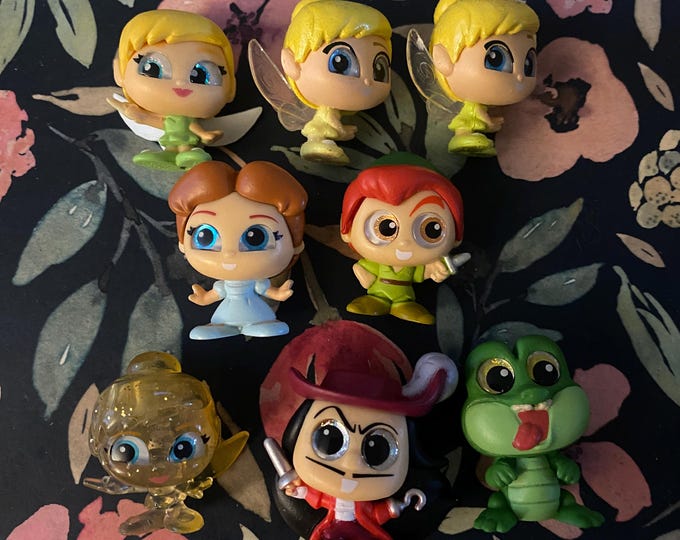 Peter Pan Tinkerbell Hook Wendy Disney Doorables - Etsy