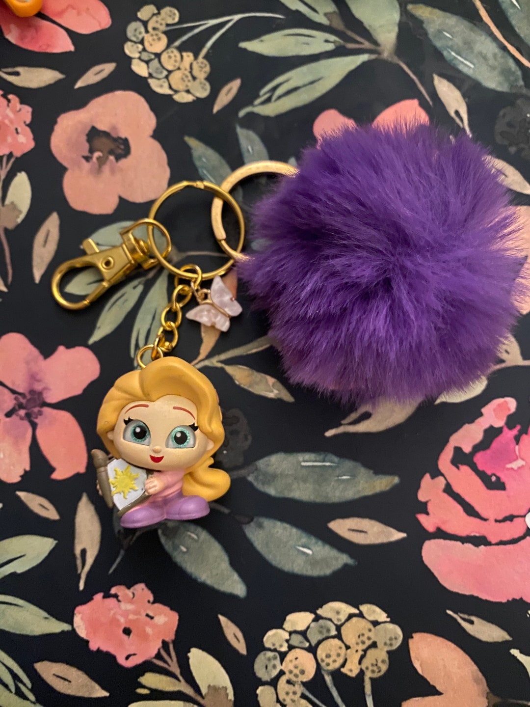 Doorables Princess Rapunzel Tangled Backpack Keychain - Etsy