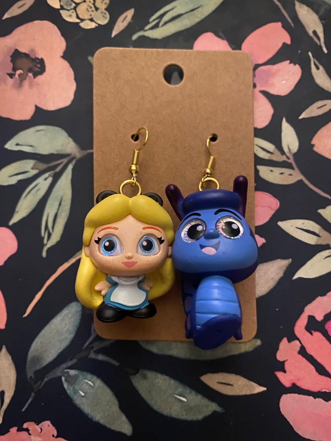 Alice in Wonderland Caterpillar Absolem Doorable Earrings - Etsy