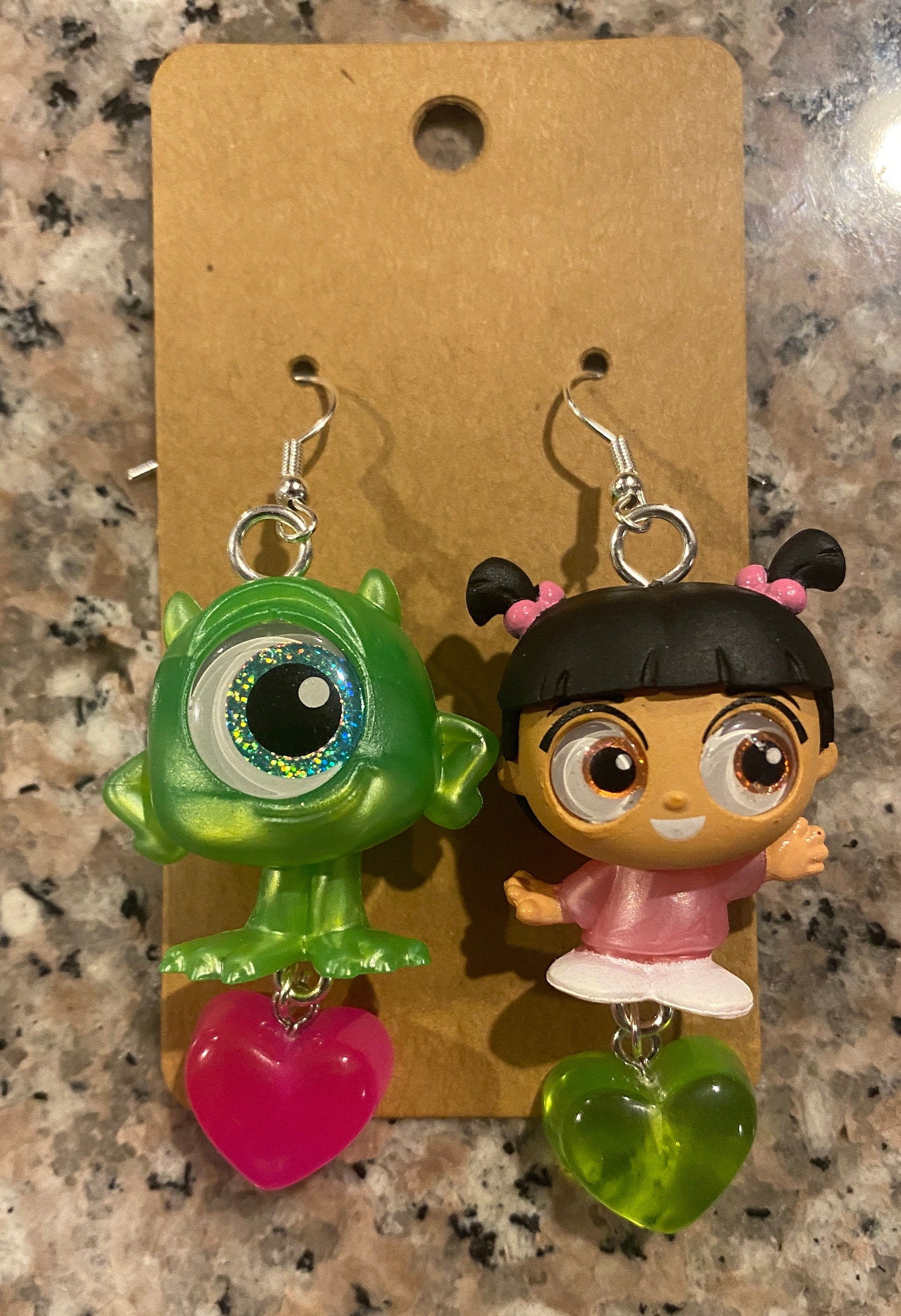 Mike Wazowski and Boo Monsters Inc Doorable Earrings - Etsy