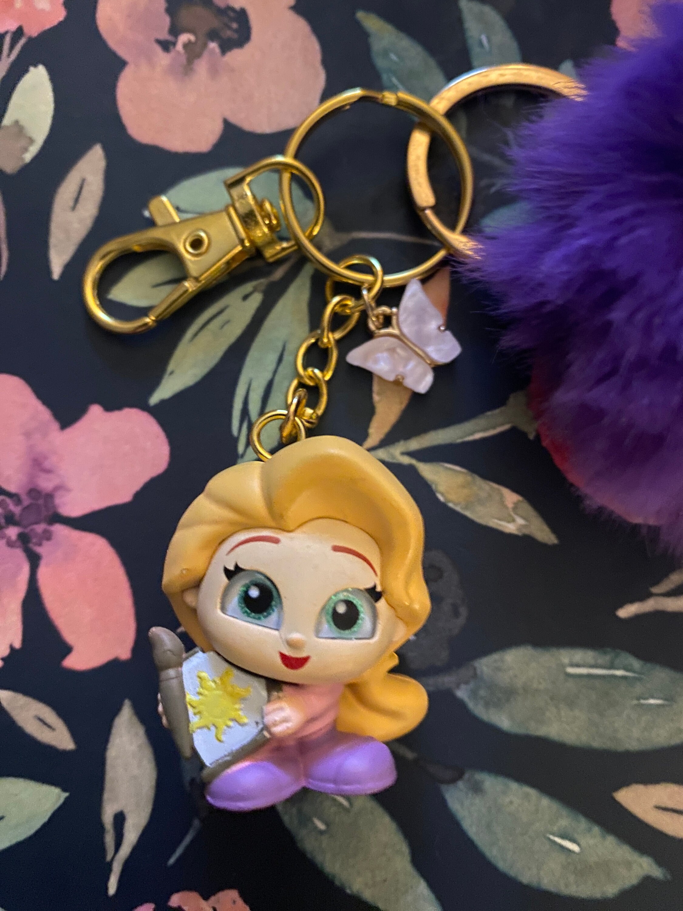 Doorables Princess Rapunzel Tangled Backpack Keychain - Etsy