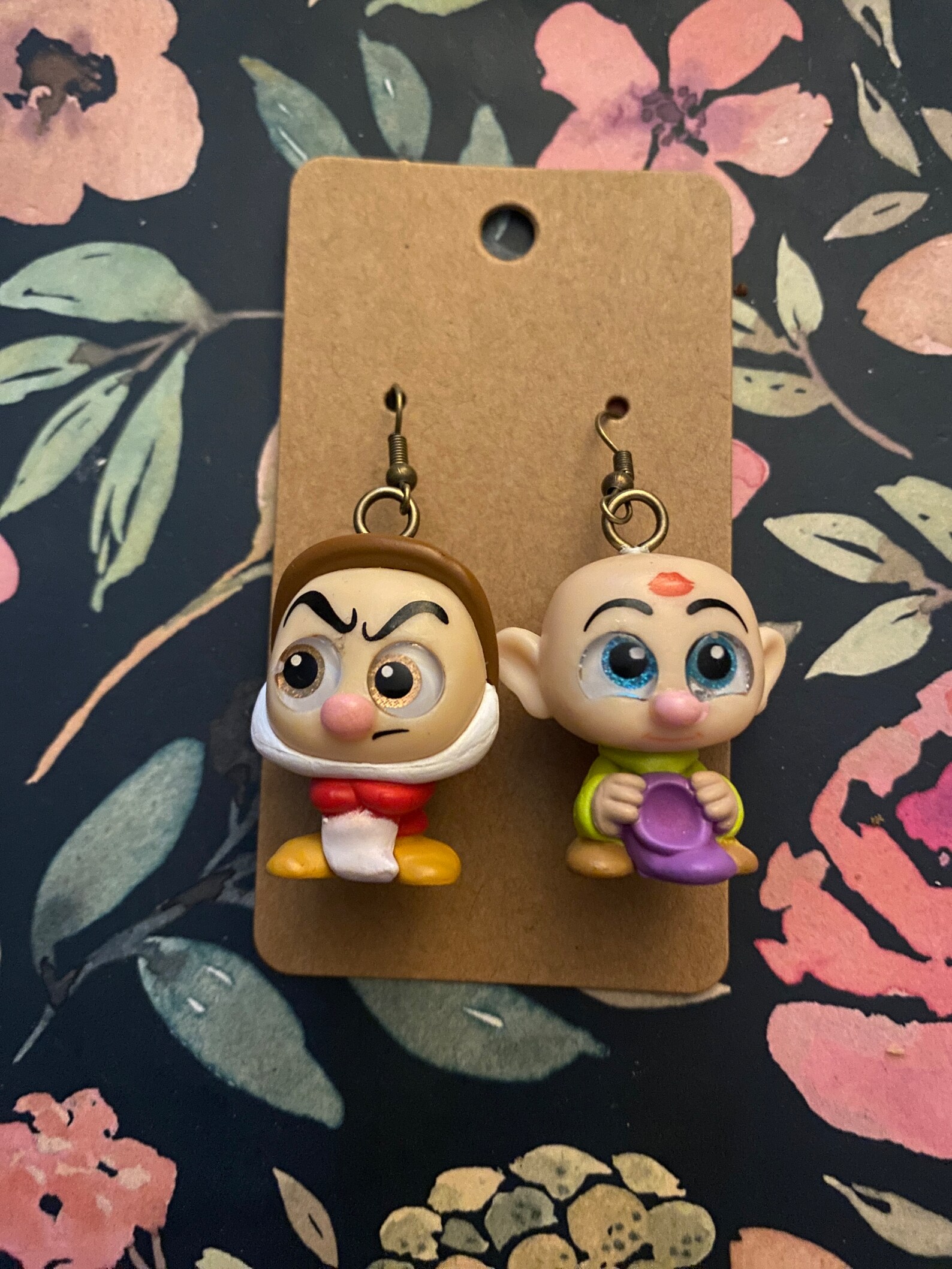 Doorables Grumpy Dopey Snow White Earrings - Etsy