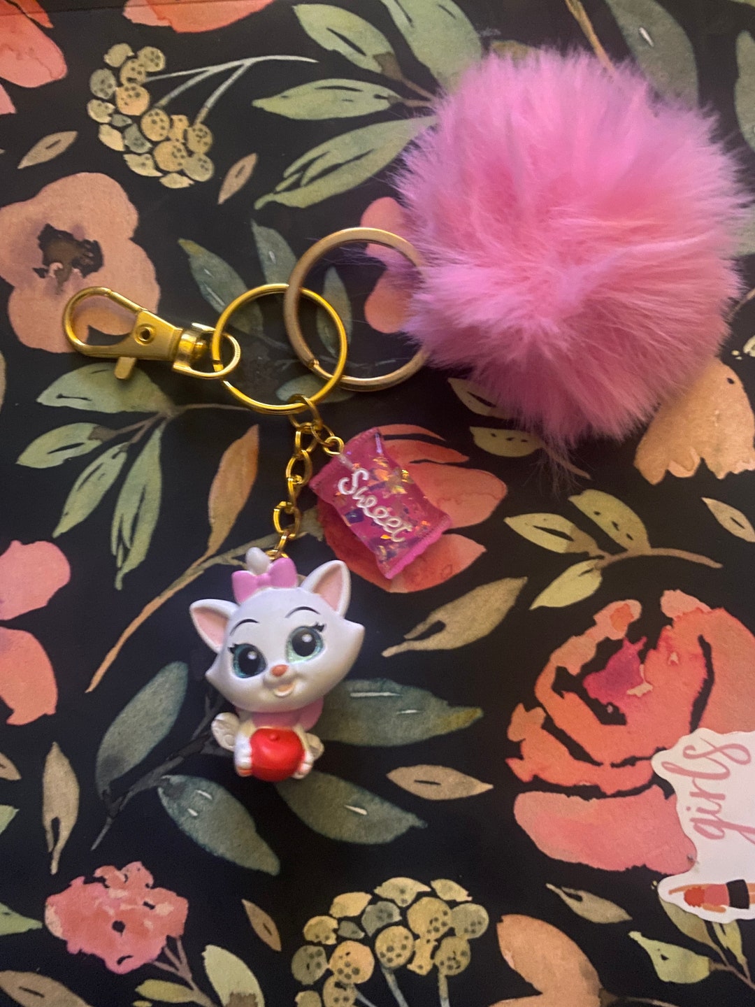 Doorables Marie Aristocats Keychain - Etsy