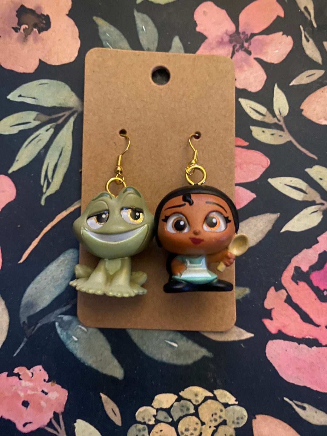 Princess Tiana Prince Naveen Doorable Earrings - Etsy