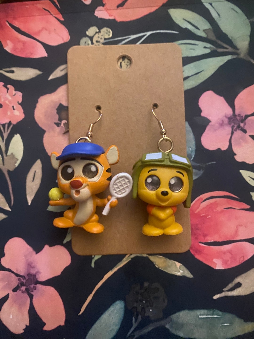 Tigger Tennis Winnie the Pilot Doorable Earrings - Etsy