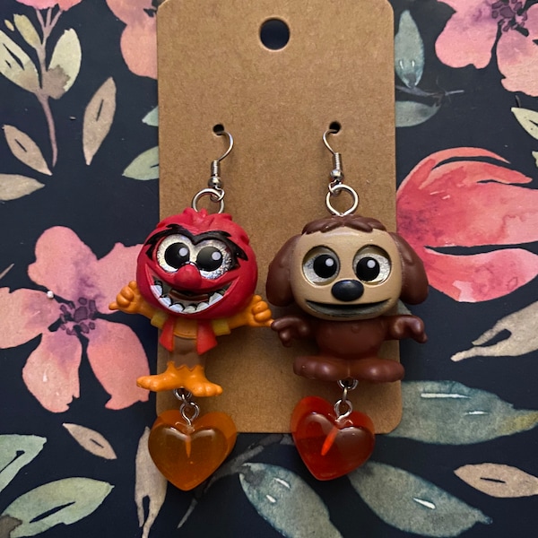 Muppet Animal Earrings - Etsy