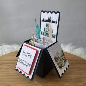 New York America Themed Birthday Pop up Card - Etsy