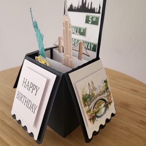 New York America Themed Birthday Pop up Card - Etsy