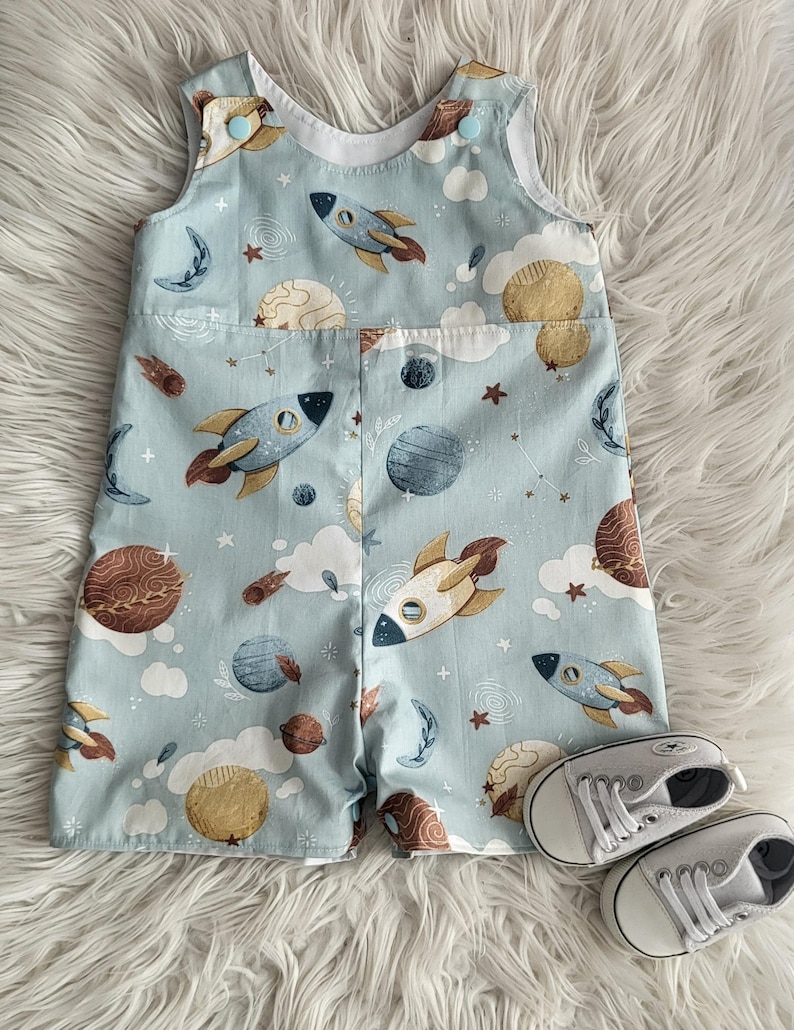 Baby / Toddler Space Print Romper / Shortall / Bodysuit - Birthday Cake ...