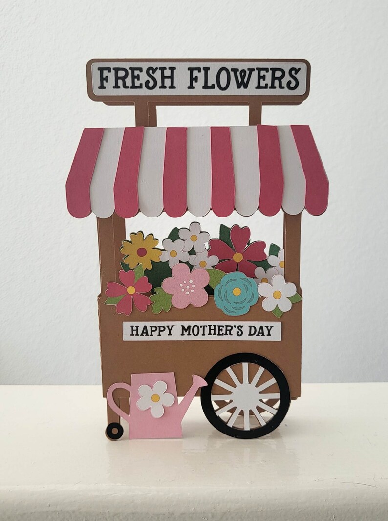 Mothers Day Pop up 3D Card Can Be Personalised - Etsy