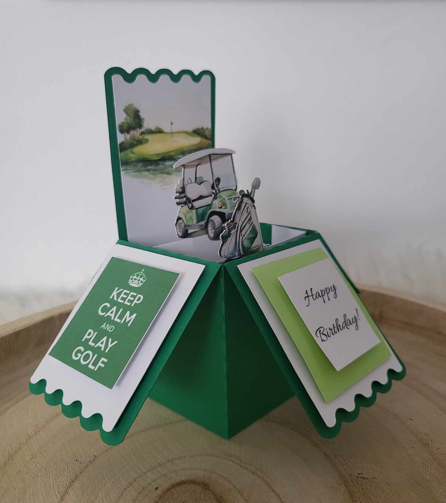 Golf / Golfing Themed 3D Pop up Card - Etsy