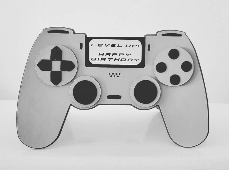 Handmade Gamer / Gaming Controller Birthday Card - Etsy