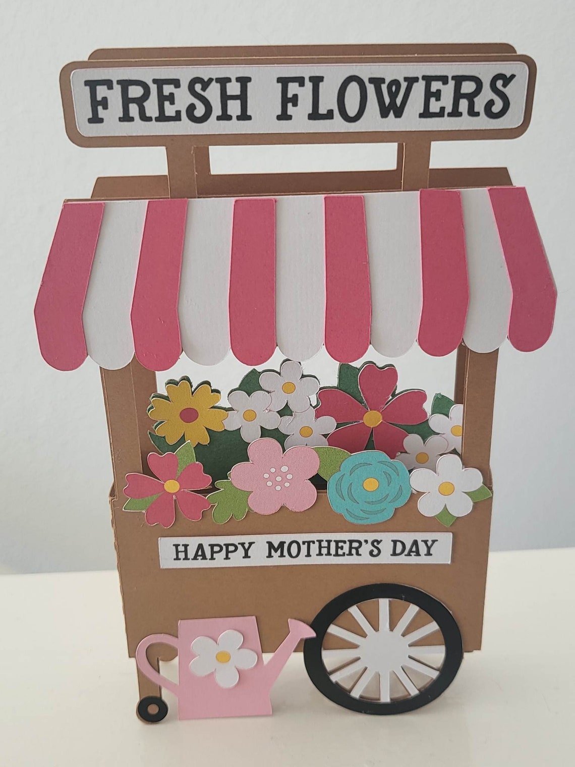 Mothers Day Pop up 3D Card Can Be Personalised - Etsy