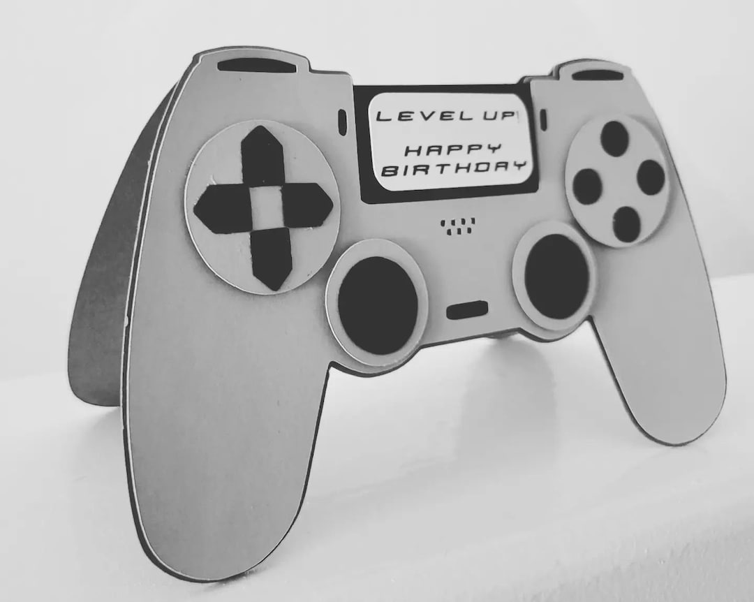 Handmade Gamer / Gaming Controller Birthday Card - Etsy