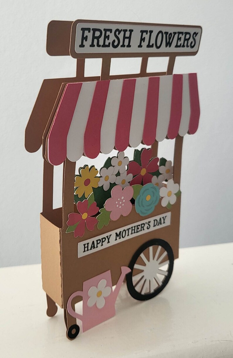 Mothers Day Pop up 3D Card Can Be Personalised - Etsy